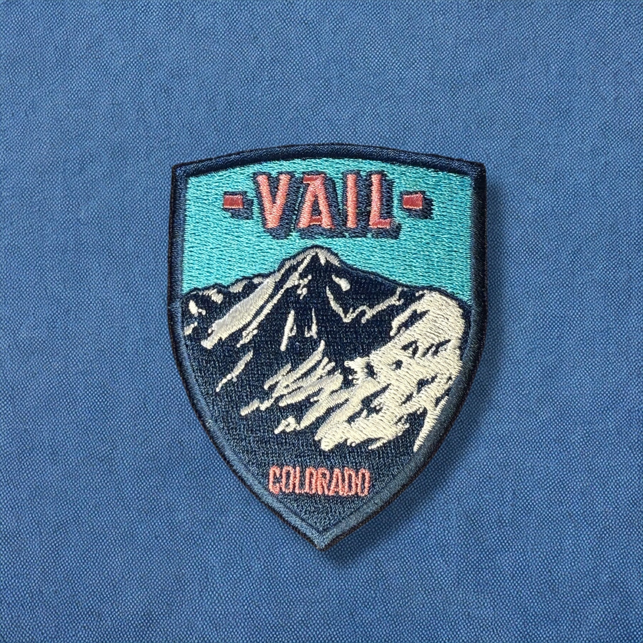 Vail Mountain Peak Colorado Patch – Blue Bison Apparel