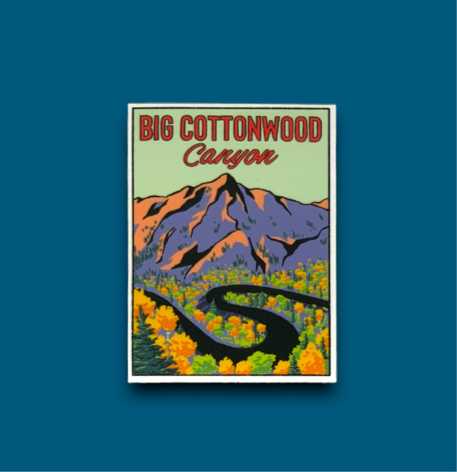 Big Cottonwood Canyon Stickers – Blue Bison Apparel