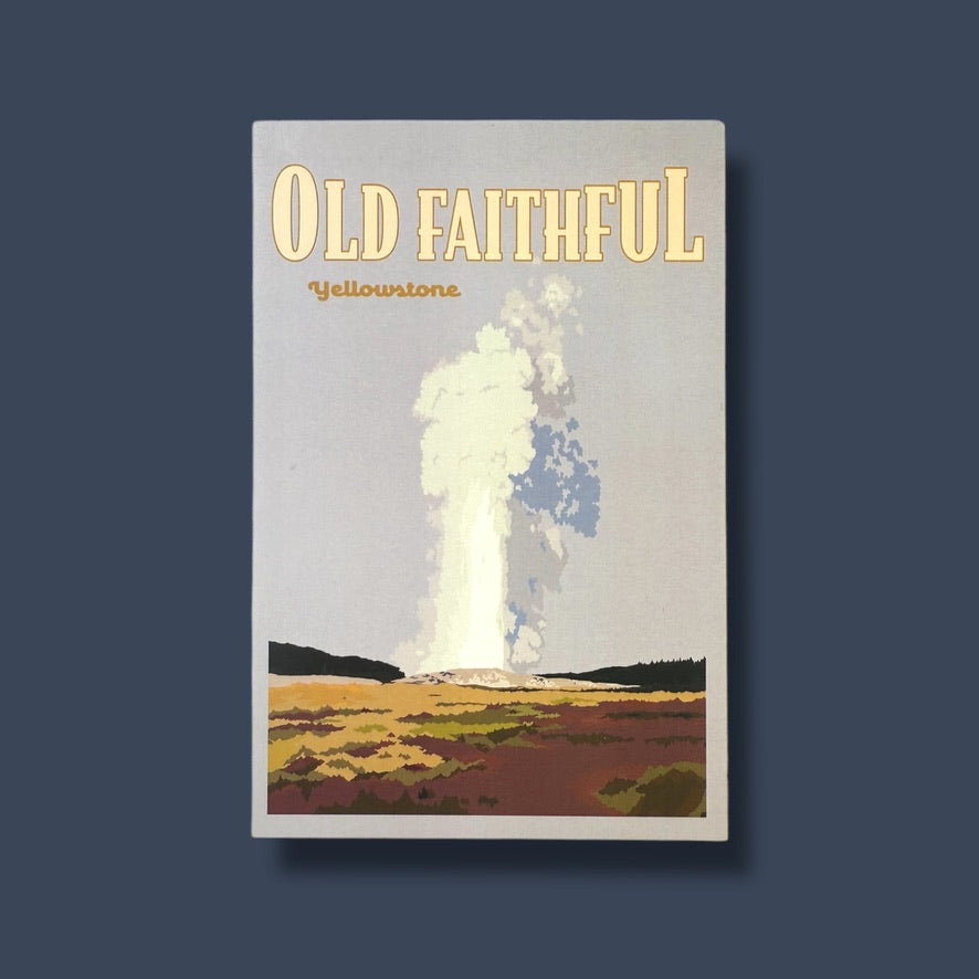 Old Faithful Postcard – Blue Bison Apparel