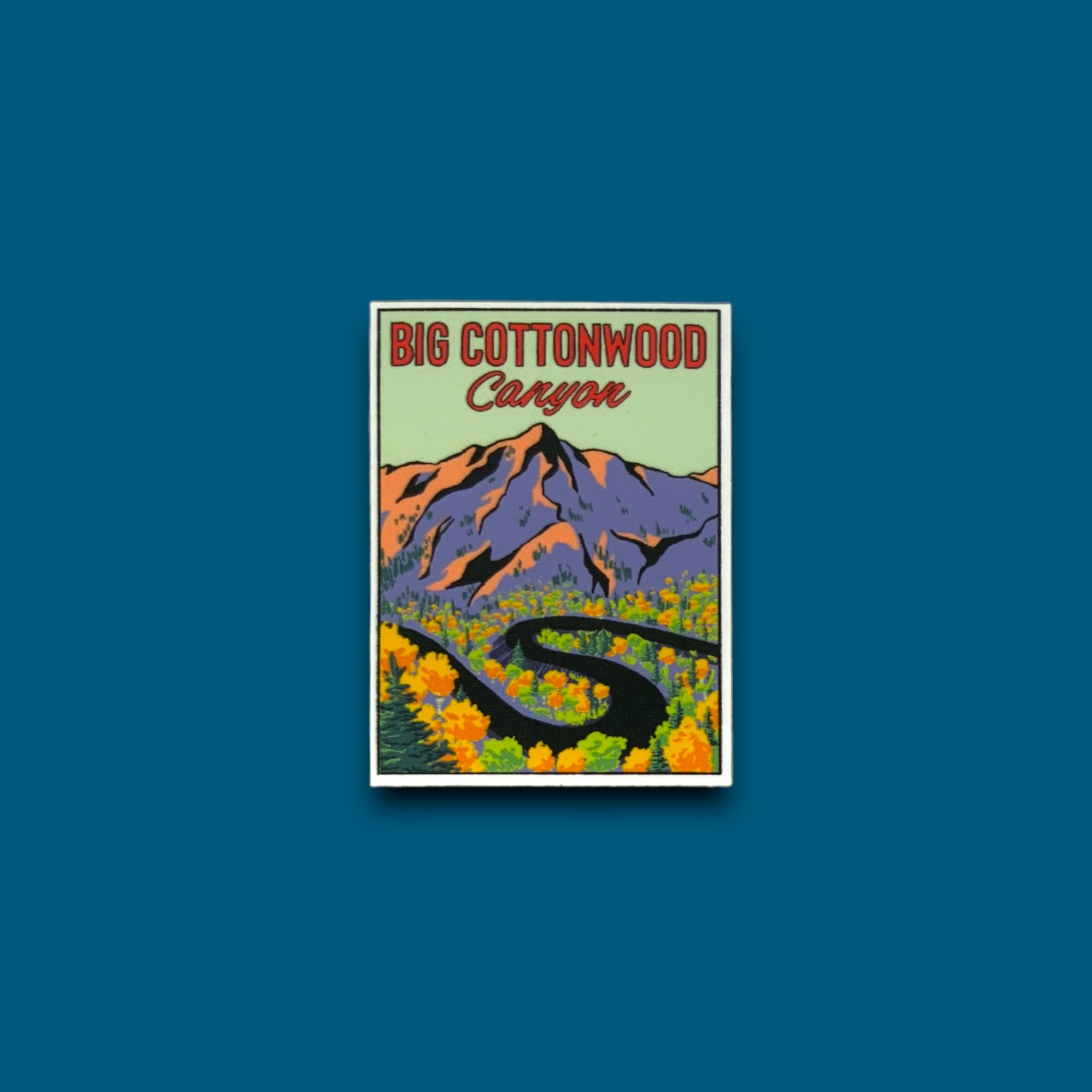 Big Cottonwood Canyon Stickers – Blue Bison Apparel