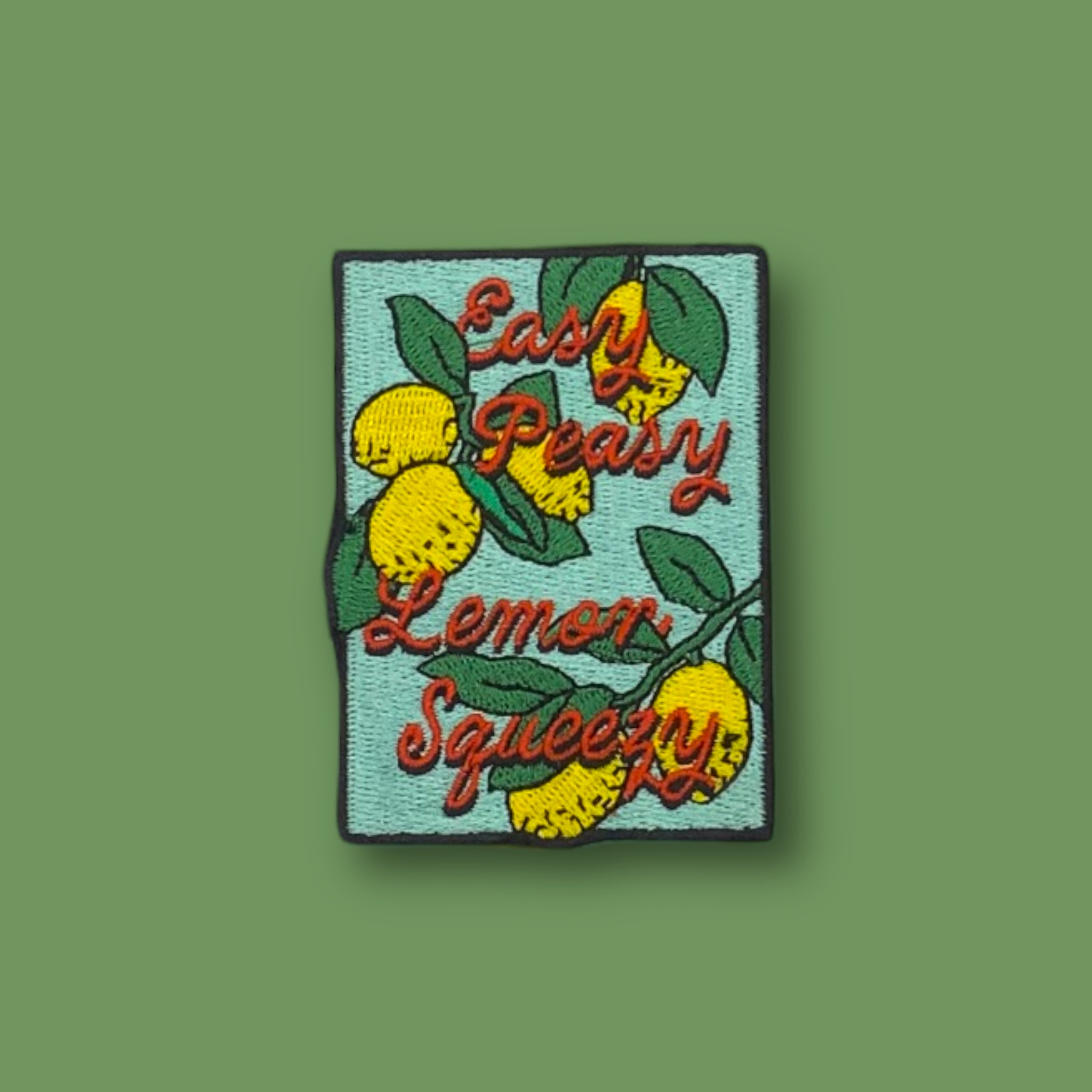 Easy Peasy Lemon Squeezy Patch – Blue Bison Apparel