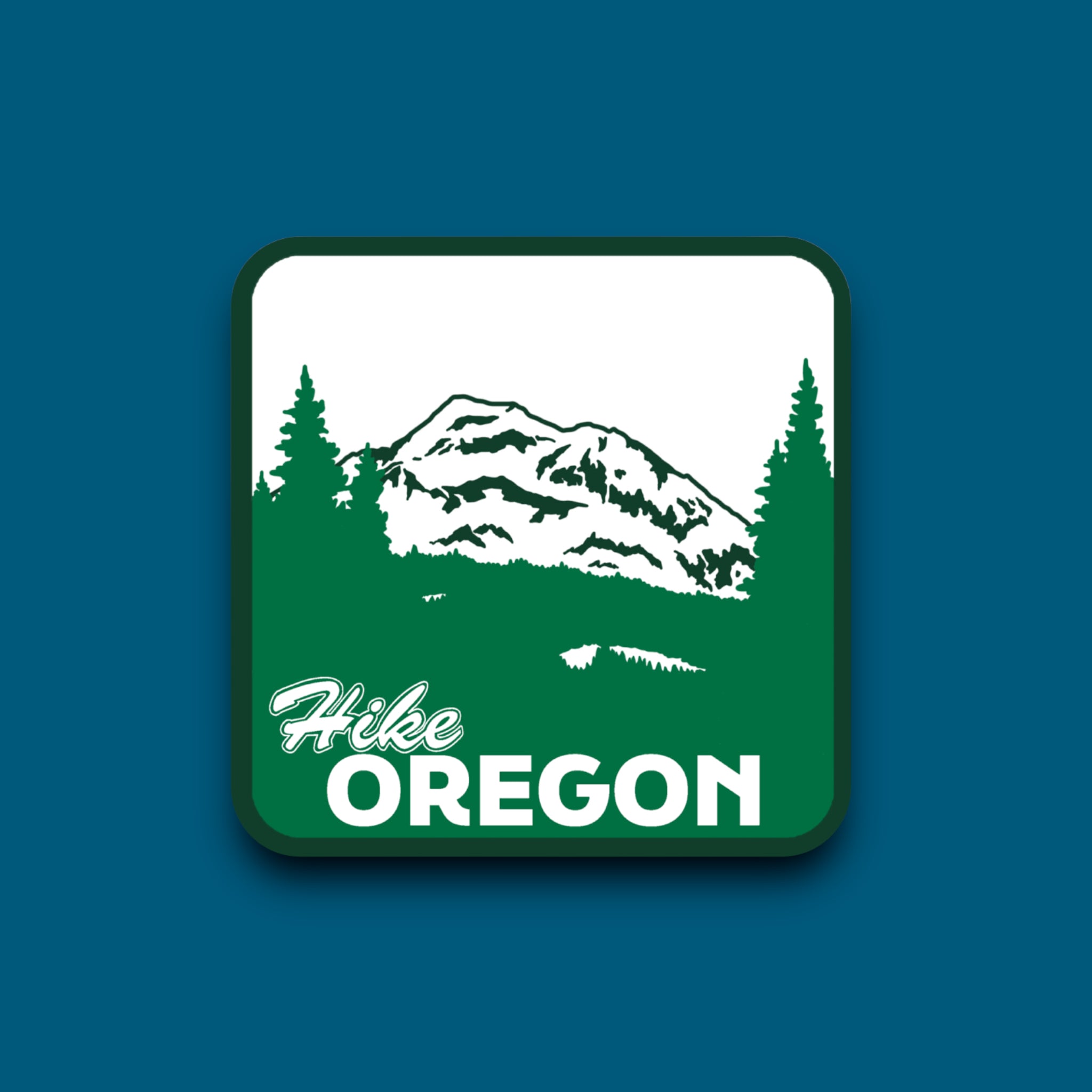 Hike Oregon Sticker (I2) – Blue Bison Apparel