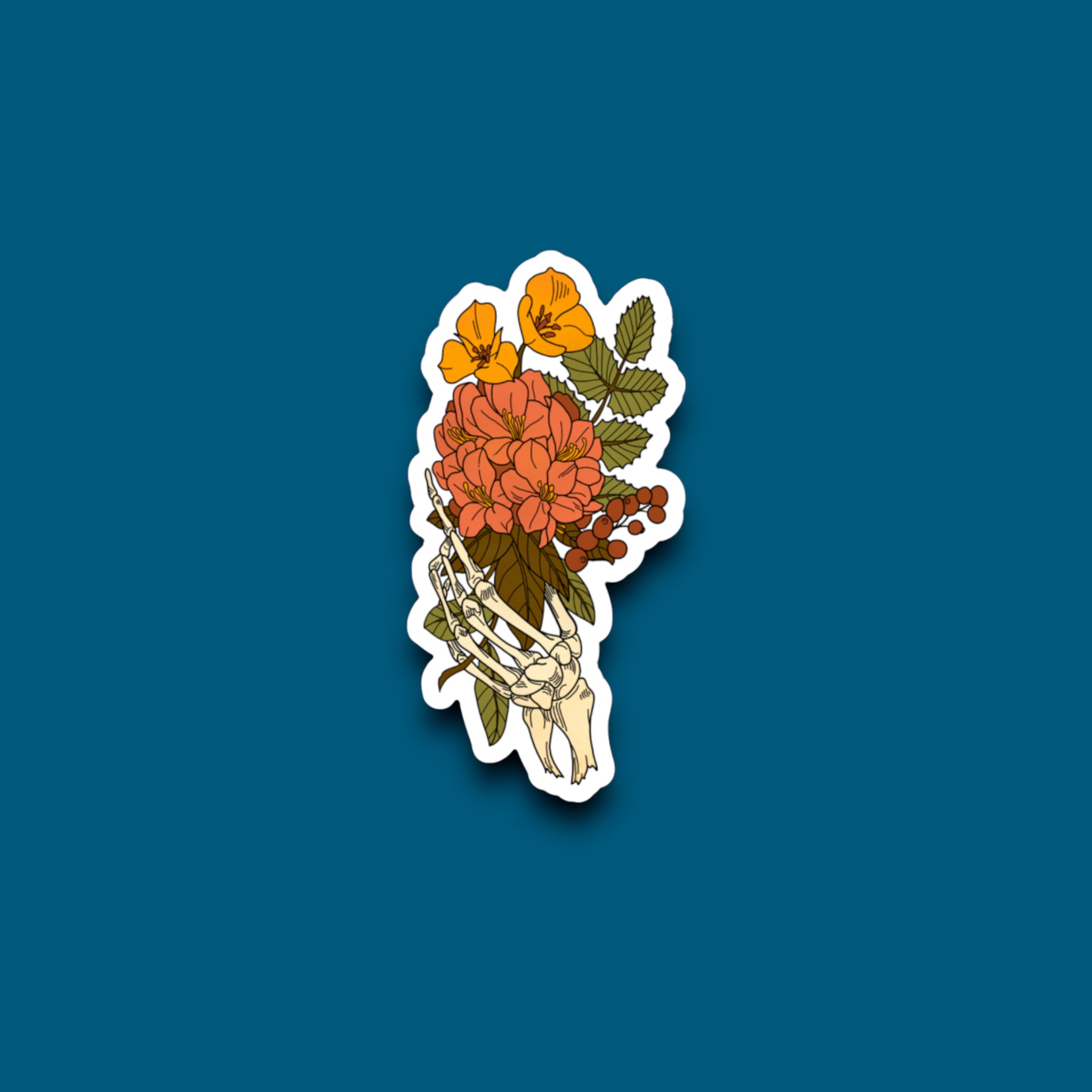 Deadly Bouquet Sticker (E15) – Blue Bison Apparel