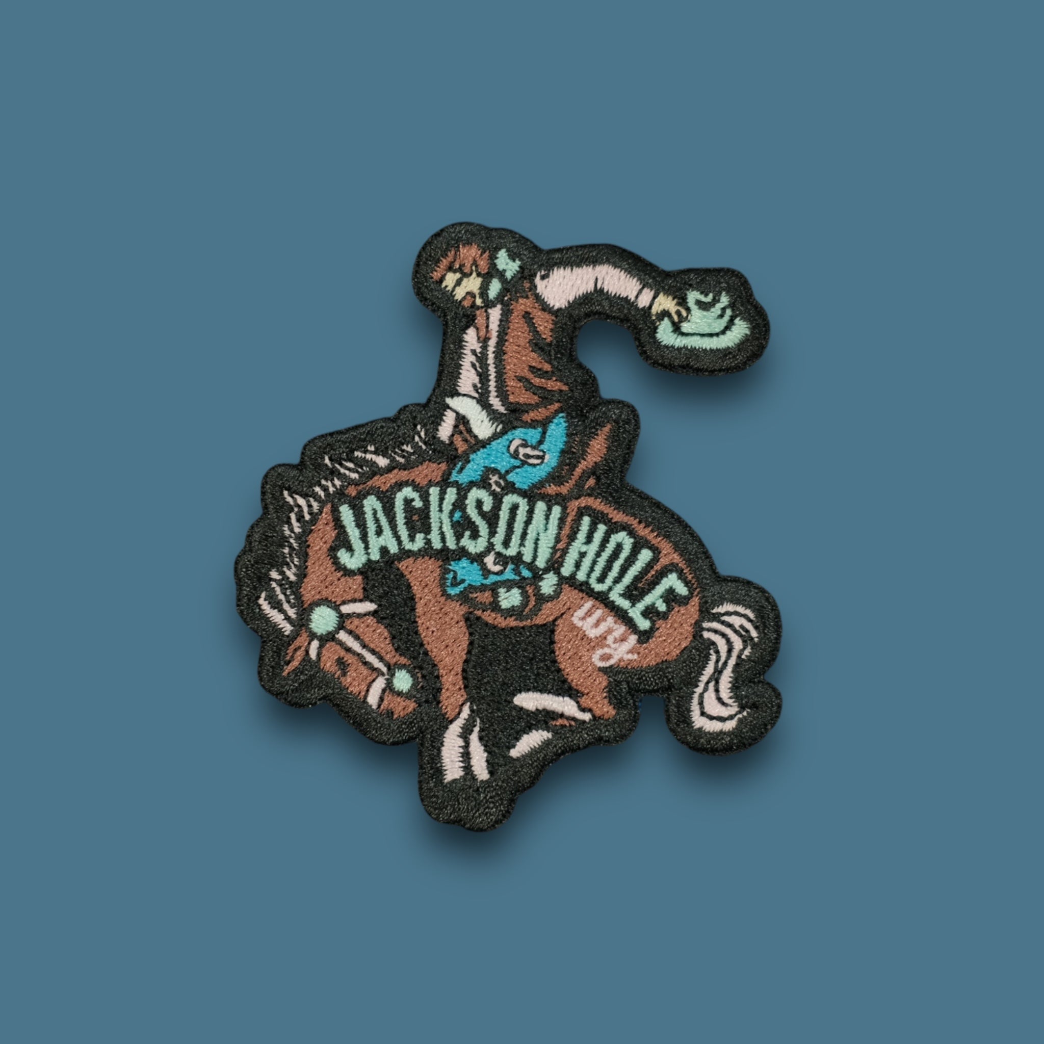 Jackson Hole Cowboy Patch – Blue Bison Apparel