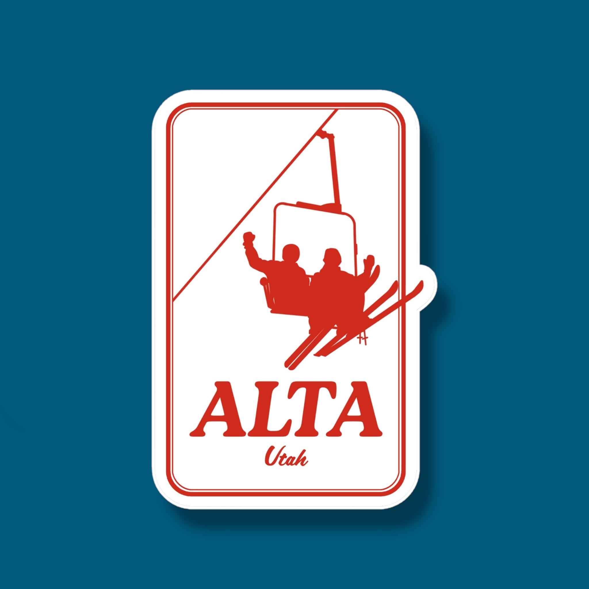 Alta Utah Sticker – Blue Bison Apparel