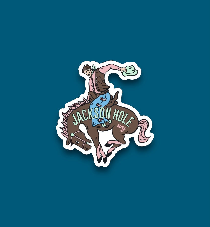 Jackson Hole Rodeo Sticker – Blue Bison Apparel