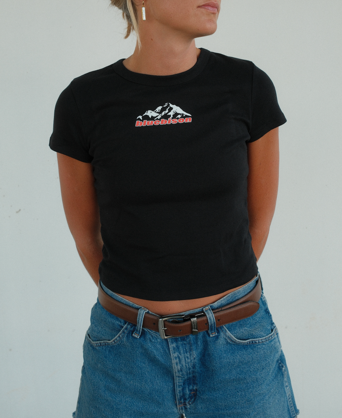 Mountain Peak Baby Tee – Blue Bison Apparel